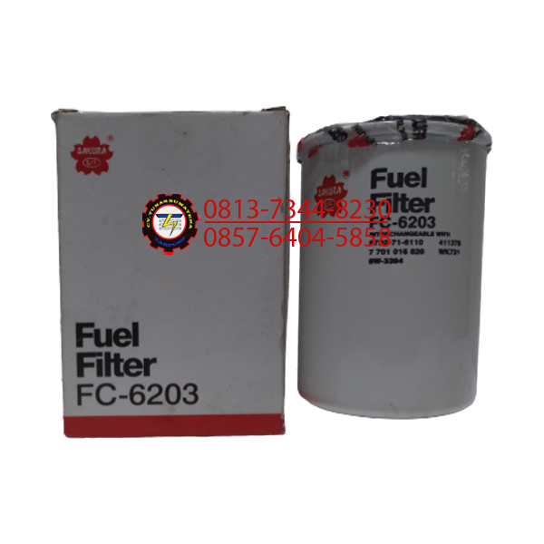 FILTER FUEL, PN. FC-6203 SAKURA - CV Tunas Sumatera Lampung
