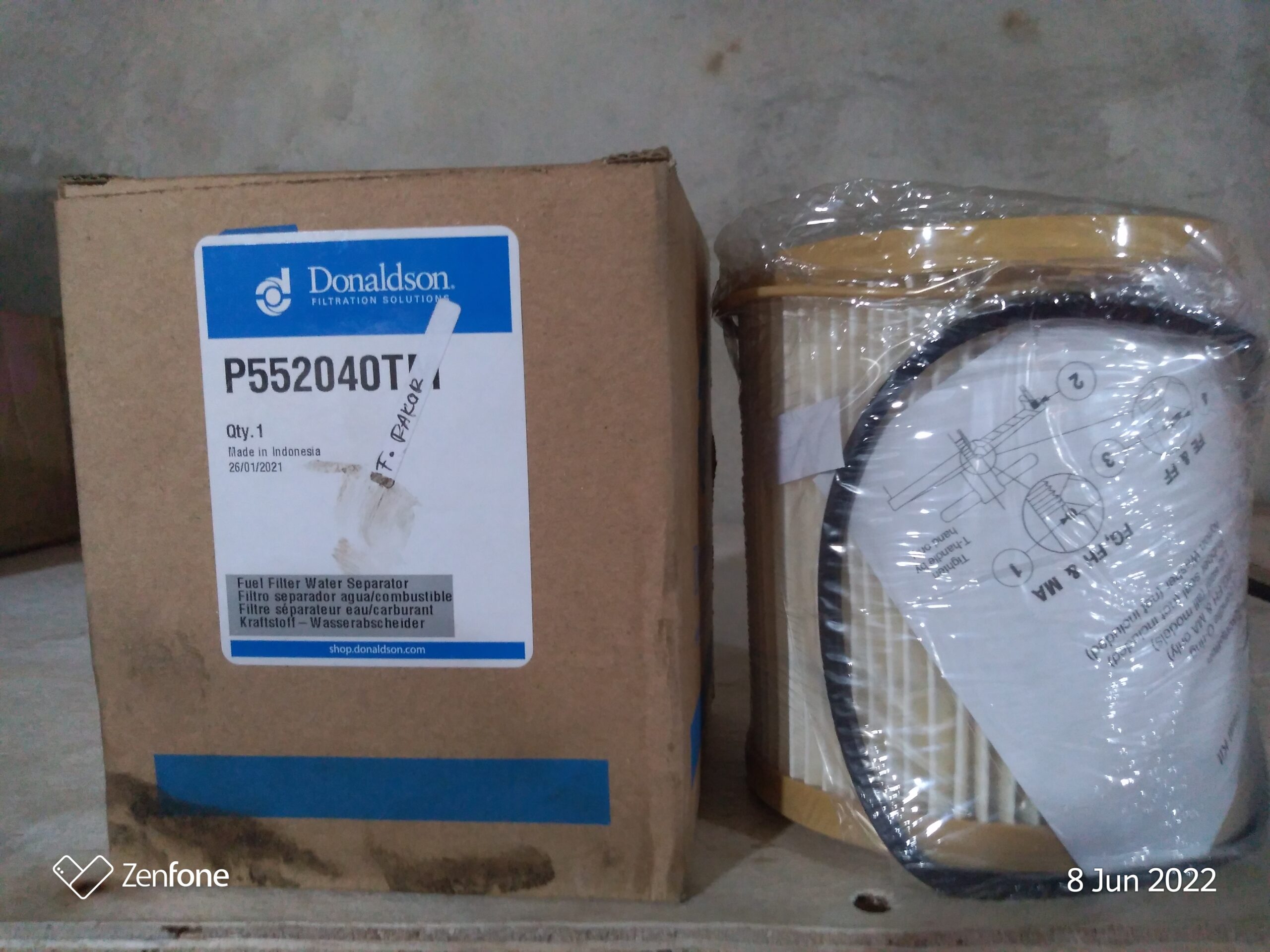 FUEL WATER SEPARATOR, PN. P552040TM DONALDSON - CV Tunas Sumatera Lampung